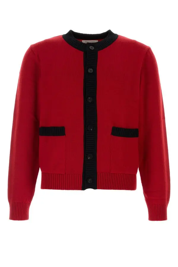 ERNEST W.BAKER Wool Cardigan - Red