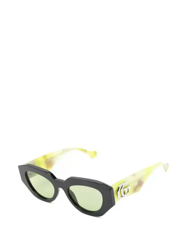 Gucci Geometric Frame Sunglasses
