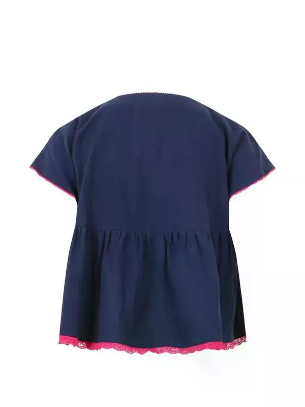 JOVONNA Liora Floral Embroidered Top