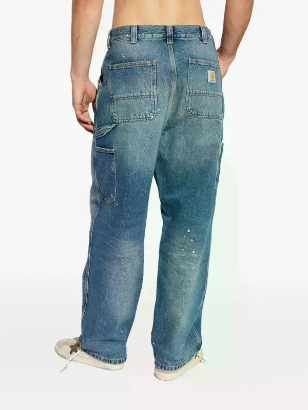 Carhartt Work In Progress Paint-splatter Carpenter Jeans
