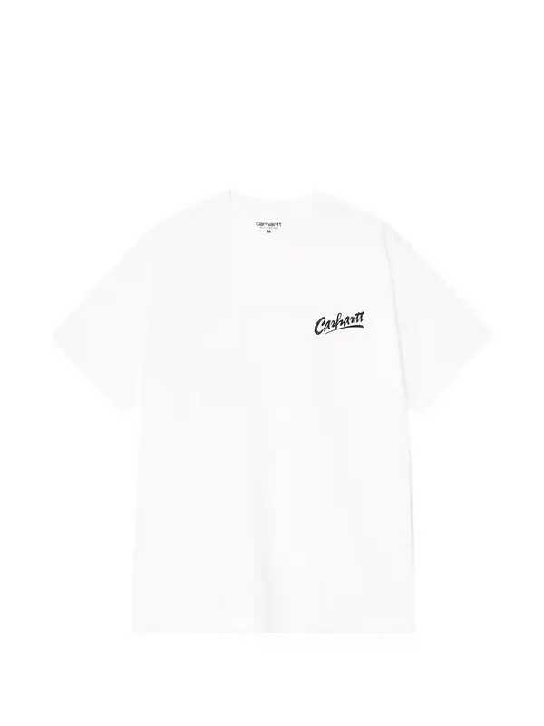 Carhartt Work In Progress S/s Pup Logo-print Cotton T-shirt - White