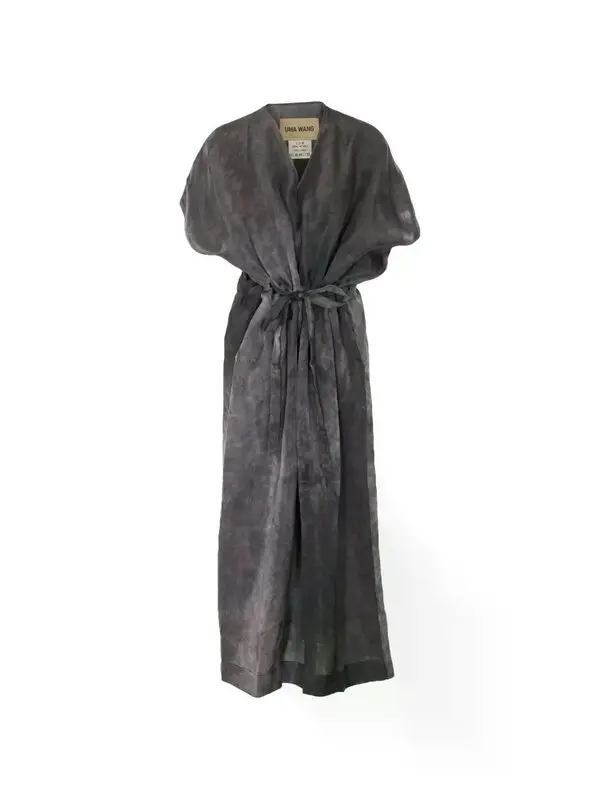 UMA WANG Tie-waist Tie-dye Dress