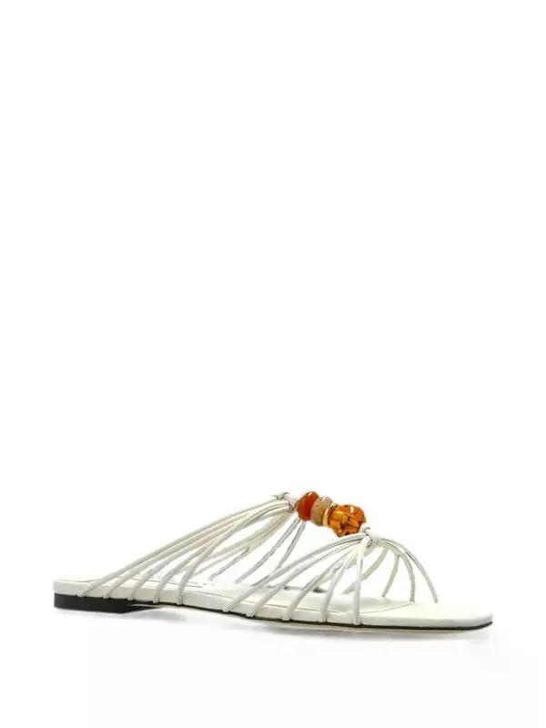 JIMMY CHOO Lova Bead-embellished Sandals