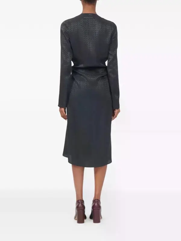 MAISON MARGIELA Jacquard Wrap Dress