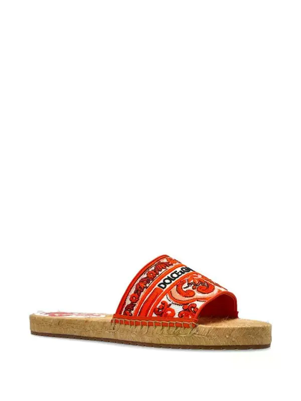 Dolce & Gabbana Maiolica-pattern Espadrilles