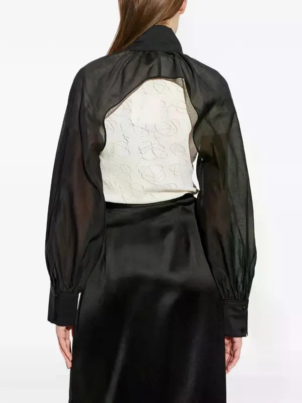 BY MALENE BIRGER Sheer Bow Blouse