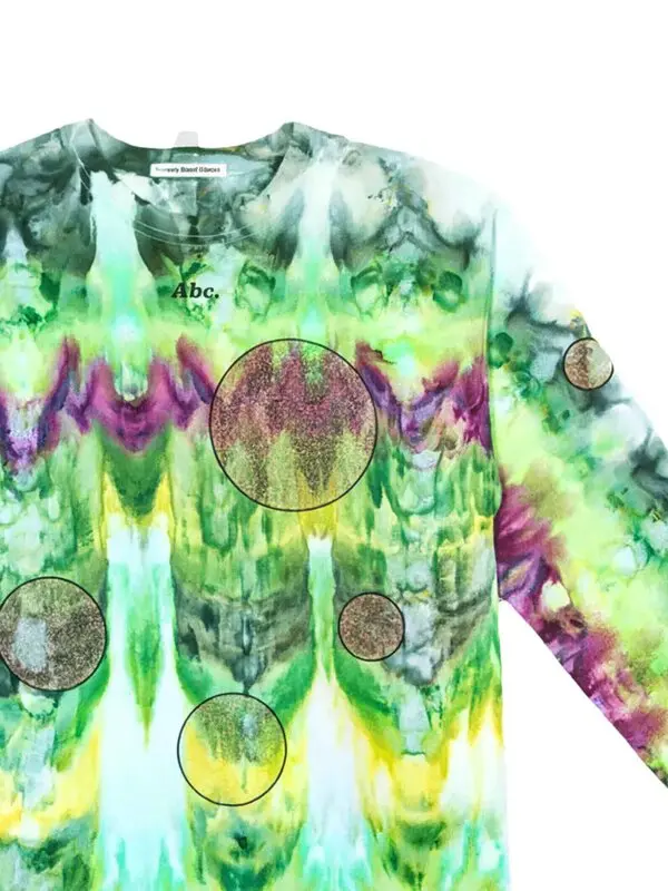 ADVISORY BOARD CRYSTALS Tie-dye Glitter-print T-shirt