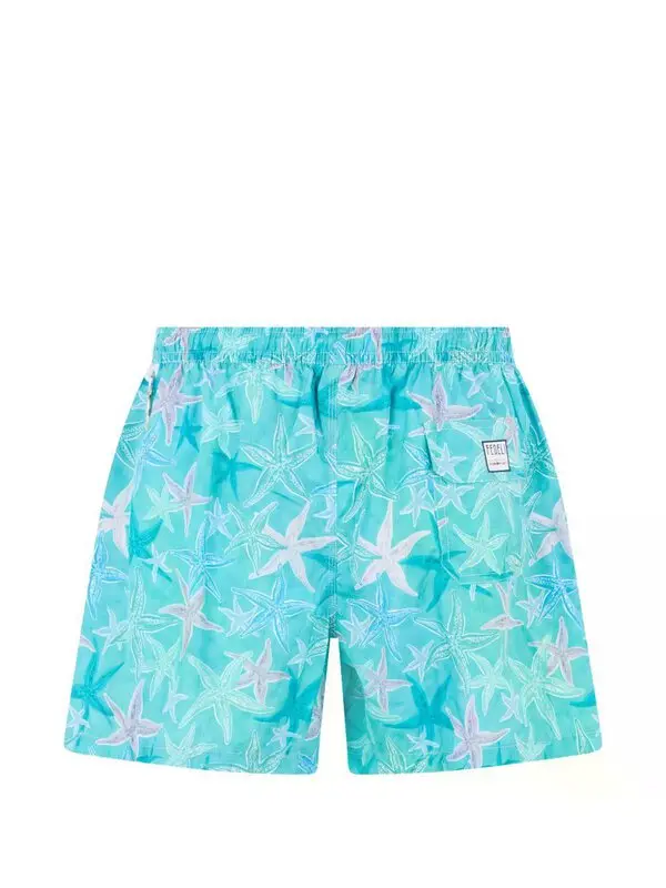 Fedeli Starfish Print Swim Shorts