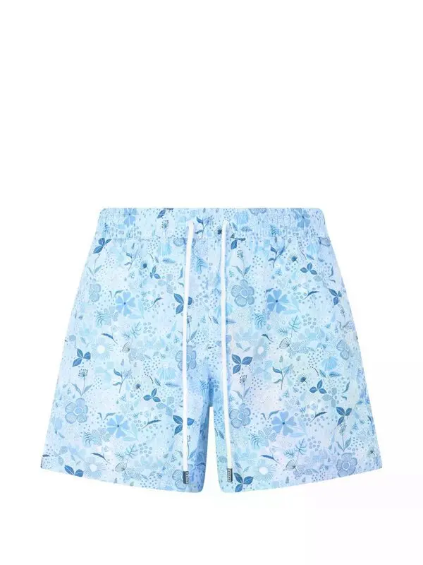 Fedeli Floral Print Swim Shorts