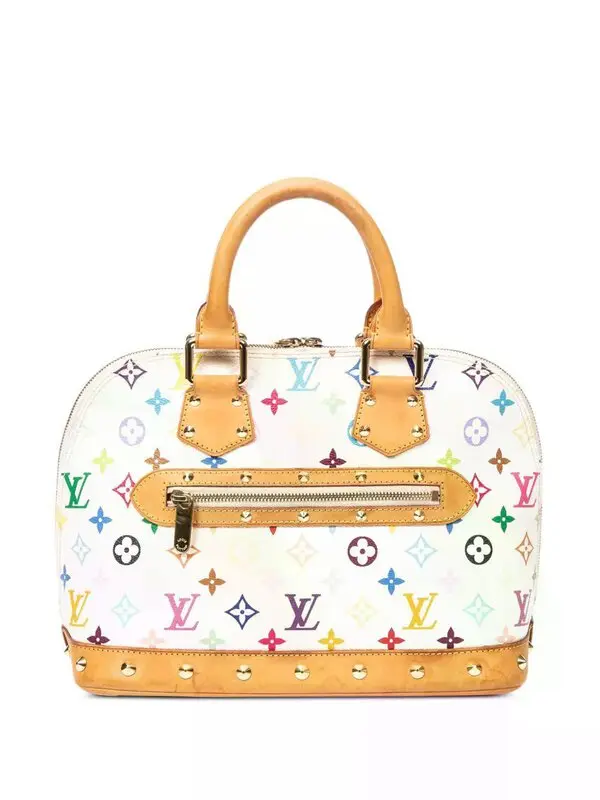 LOUIS VUITTON Alma Pm Monogram Handbag - White