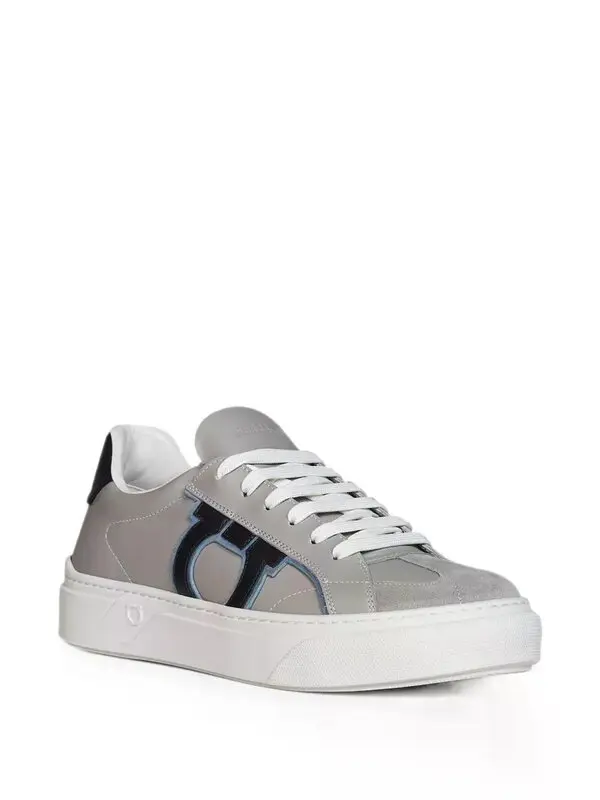 FERRAGAMO Gancio Leather Sneakers