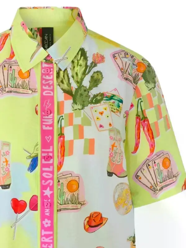 MARCCAIN Graphic Print Blouse
