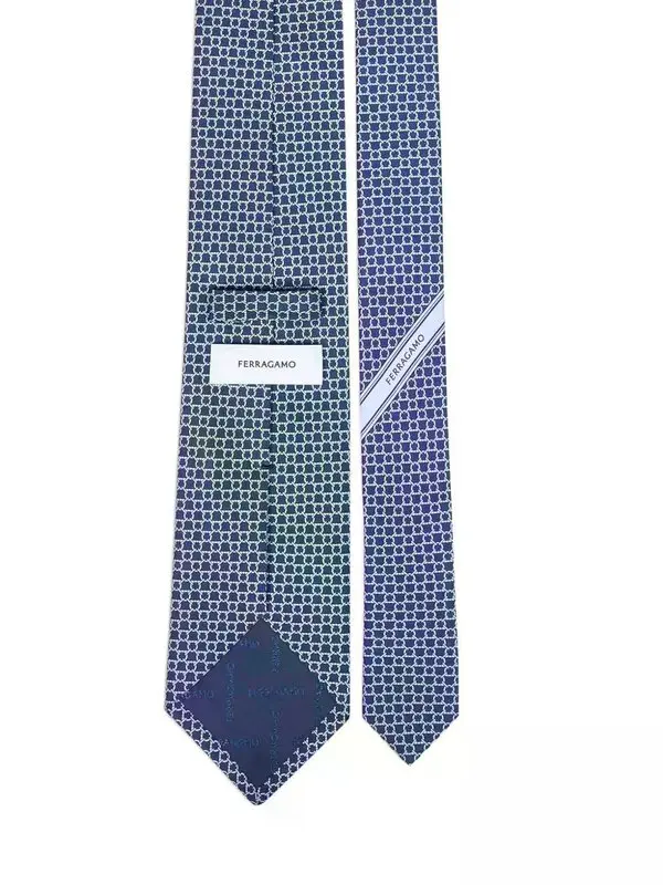 FERRAGAMO Gancini Silk Tie