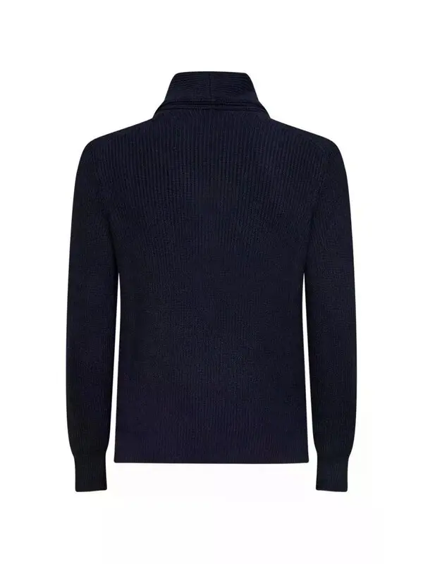 Brunello Cucinelli Solomeo Crest Shawl-collar Cardigan