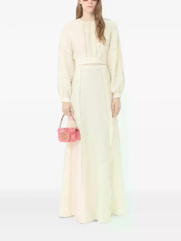 Valentino Garavani Locò Small Embroidered Shoulder Bag