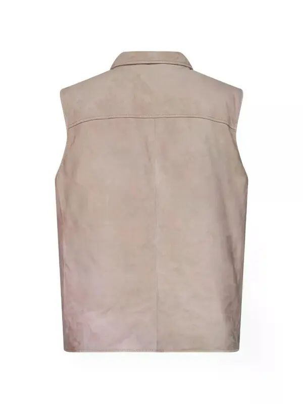 Brunello Cucinelli Padded Leather Gilet