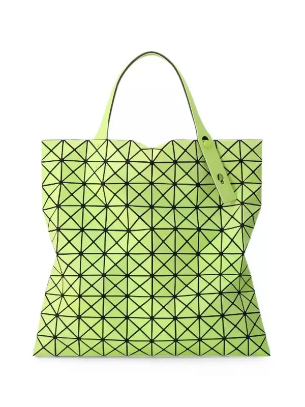 Issey Miyake Geometric-panel Tote Bag - Green