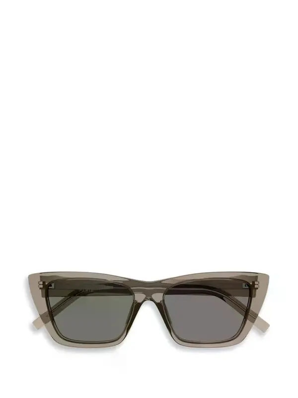 Saint Laurent Mica Square-frame Sunglasses - Grey