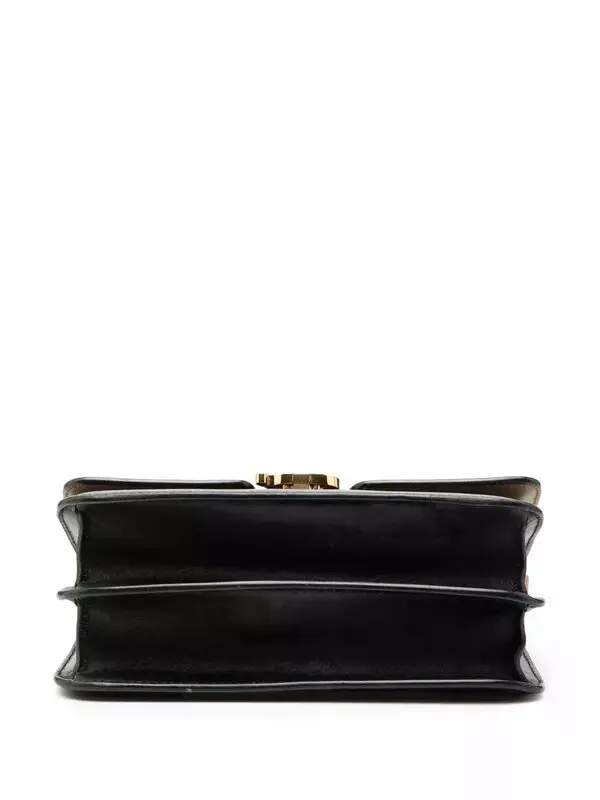 Burberry Small Bicolor Smooth Calfskin Tb Crossbody Bag
