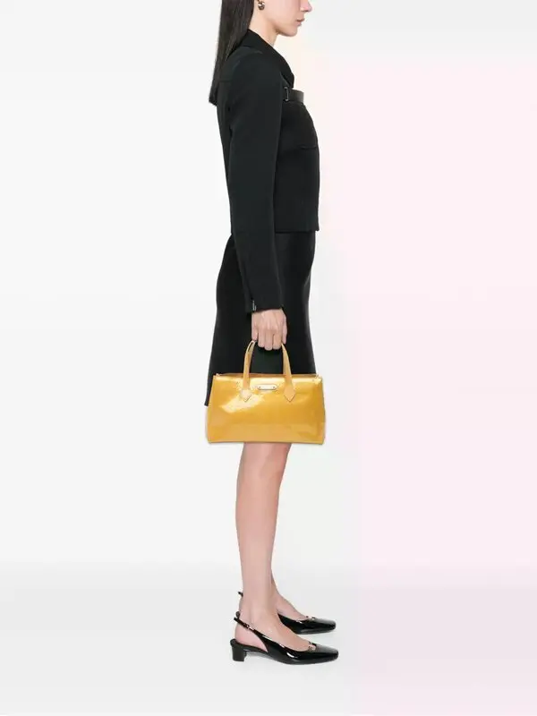 LOUIS VUITTON Monogram Vernis Wilshire Pm Handbag