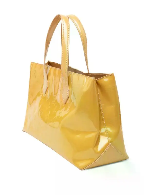 LOUIS VUITTON Monogram Vernis Wilshire Pm Handbag