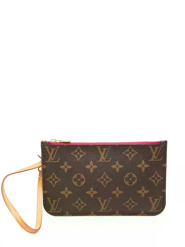 LOUIS VUITTON 2017 Monogram Neverfull Pm Pouch