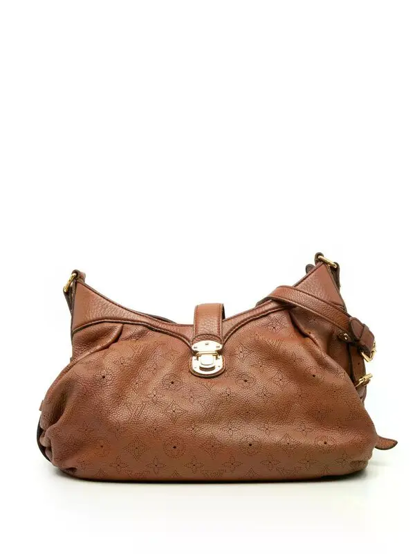 LOUIS VUITTON Monogram Mahina Xs Crossbody Bag - Brown