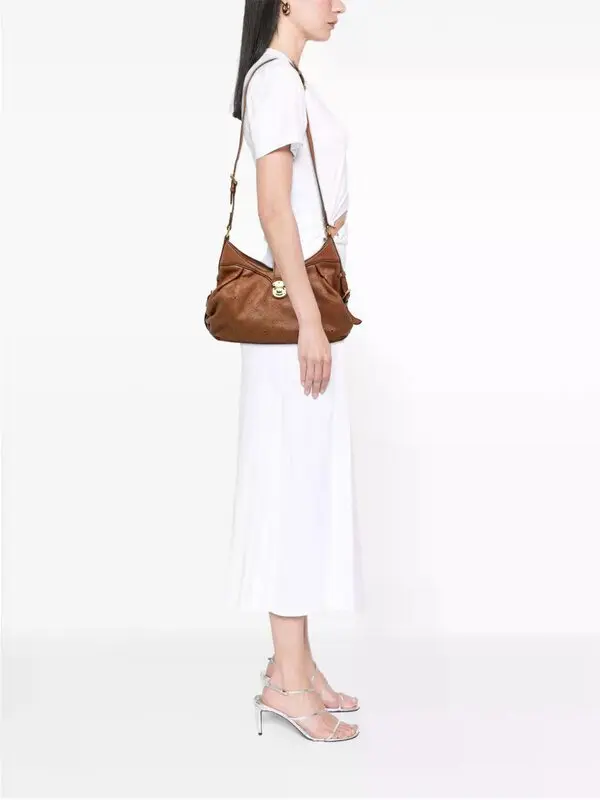 LOUIS VUITTON Monogram Mahina Xs Crossbody Bag - Brown