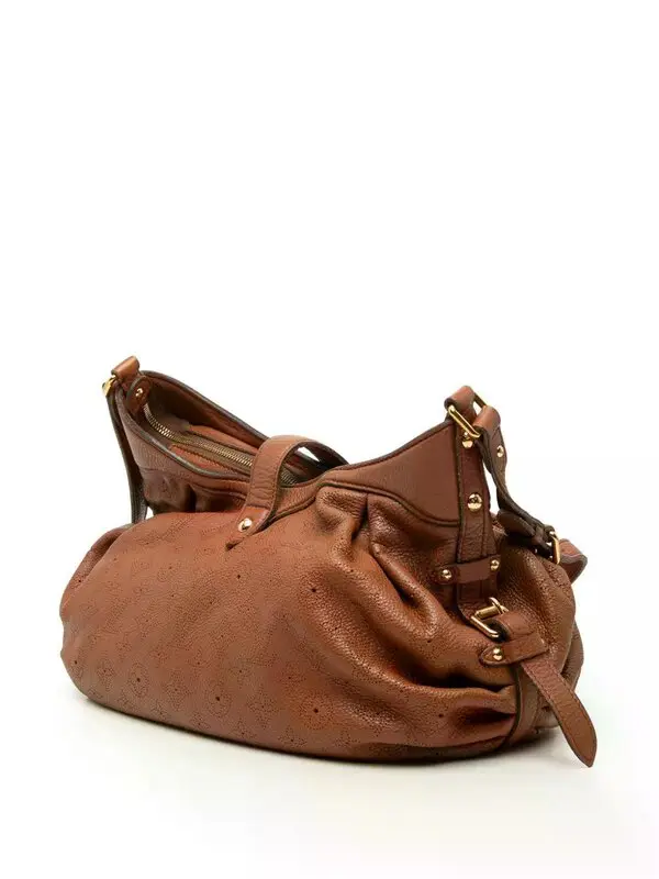 LOUIS VUITTON Monogram Mahina Xs Crossbody Bag - Brown