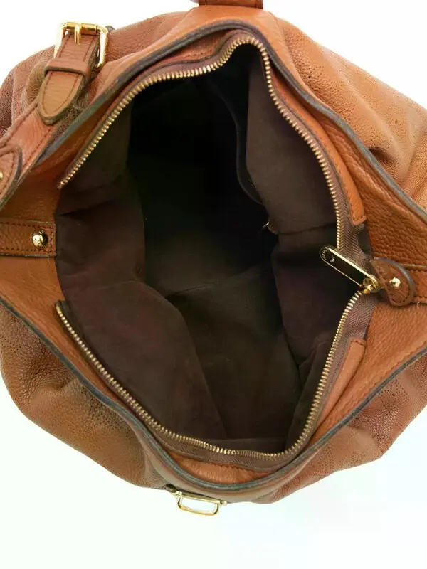 LOUIS VUITTON Monogram Mahina Xs Crossbody Bag - Brown
