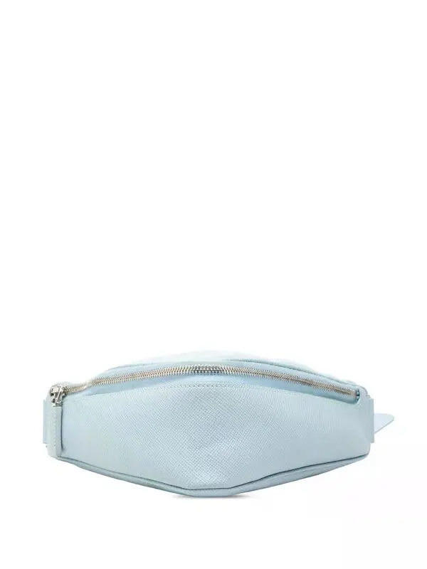 Prada Saffiano Cuir Triangle Convertible Shoulder Bag