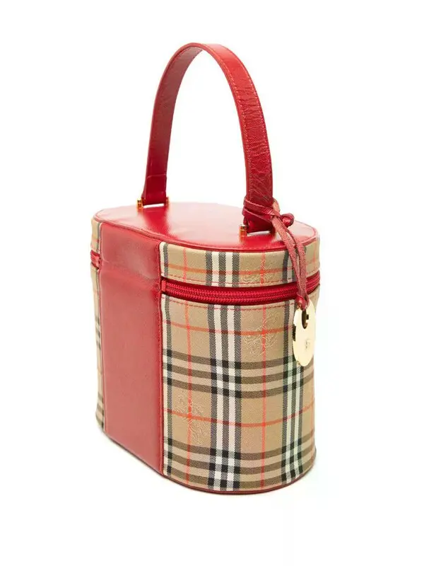 Burberry Haymarket Check Canvas Vanity Bag