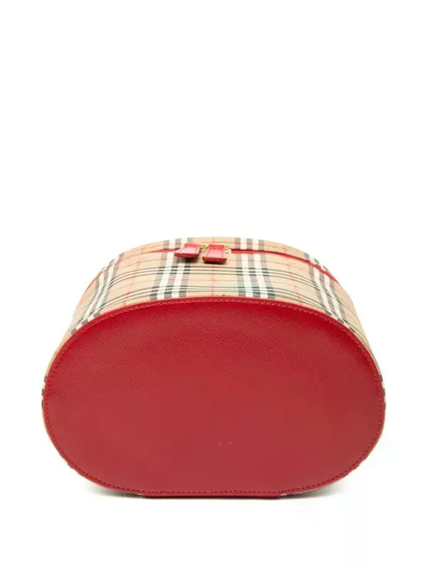 Burberry Haymarket Check Canvas Vanity Bag