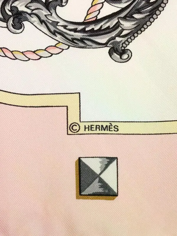 Hermès 1990-2001 Les Cles Silk Scarf 90 Scarves
