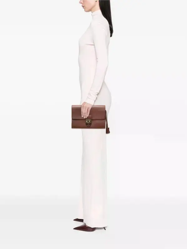 Hermès 1995 Courchevel Pochette Clutch Bag