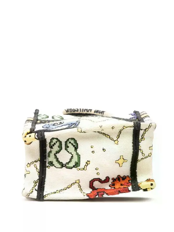 Dior Mini Book Tote Satchel - White