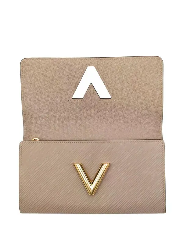 LOUIS VUITTON 2019 Epi Twist Wallet Long Wallets