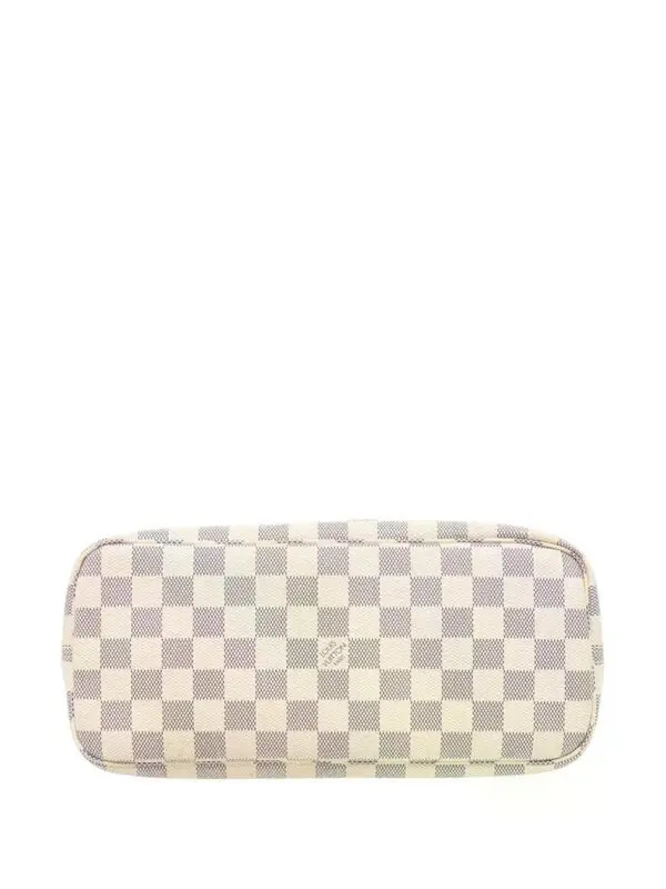 LOUIS VUITTON Damier Azur Neverfull Pm Tote Bag