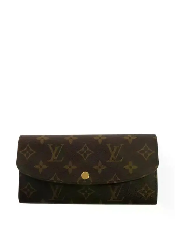 LOUIS VUITTON 2010-2026 Monogram Emilie Wallet Long Wallets - Brown