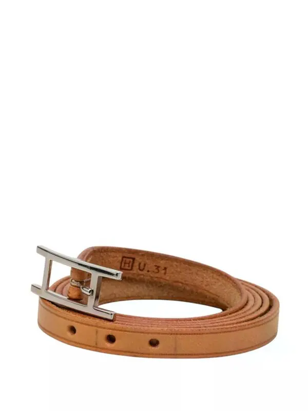 Hermès Swift Leather Behapi Triple Tour Bracelet