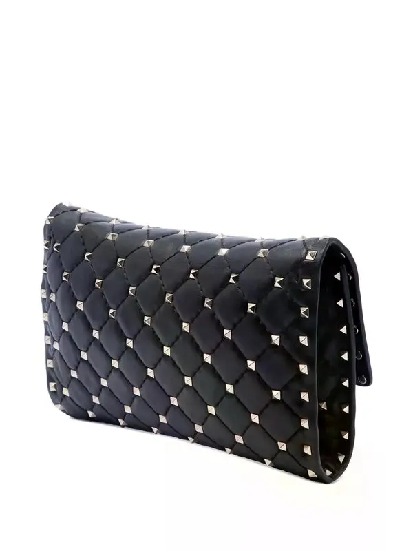 Valentino Garavani Rockstud Spike Wallet On Chain Crossbody Bag - Black