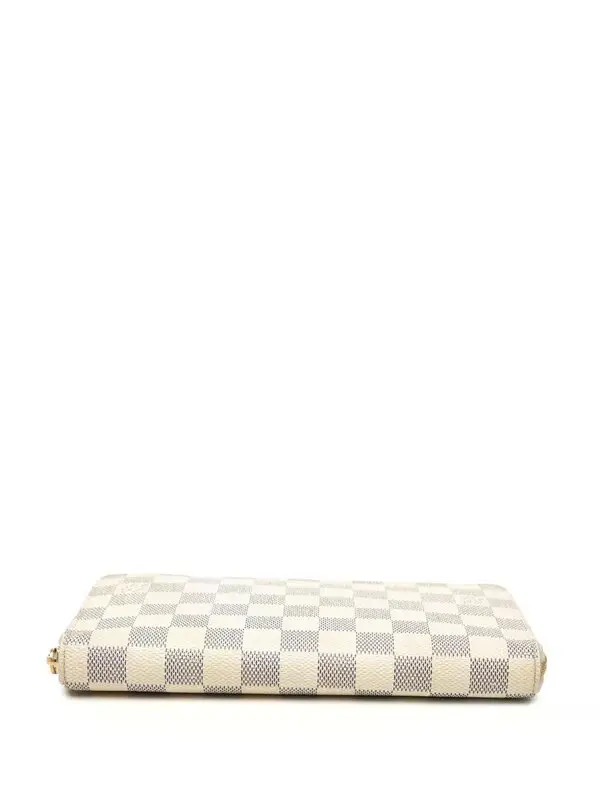LOUIS VUITTON 2006 Damier Azur Zippy Wallet Long Wallets