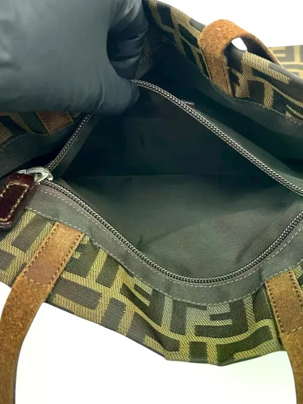 Fendi Zucca Canvas Tote Bag