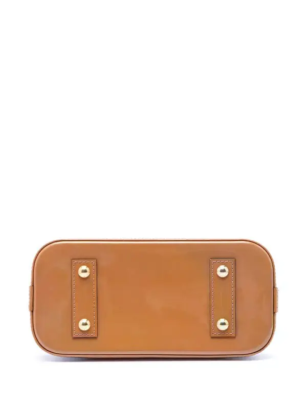LOUIS VUITTON Monogram Vernis Alma Bb Satchel