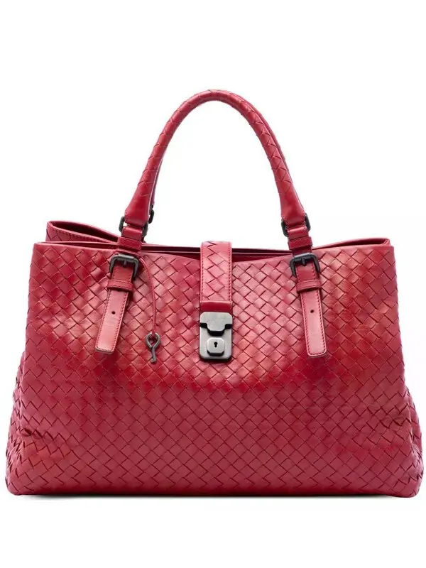 Bottega Veneta Medium Roma Tote Bag - Red