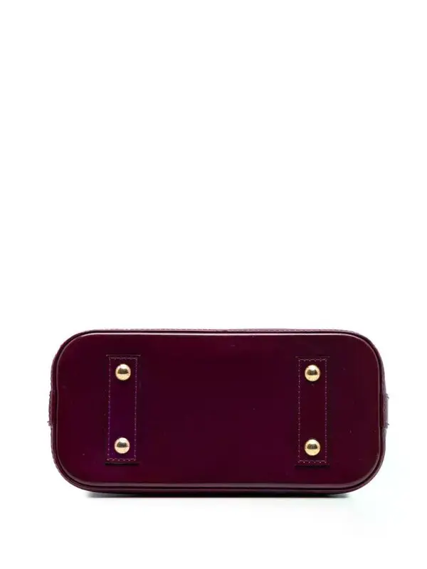LOUIS VUITTON Monogram Vernis Alma Bb Satchel