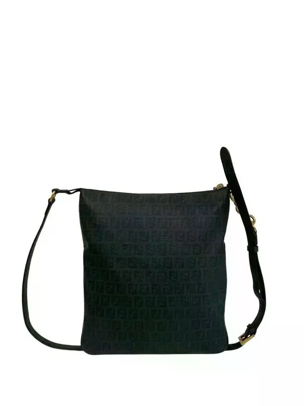 Fendi Zucchino Charm Zip Crossbody Bag
