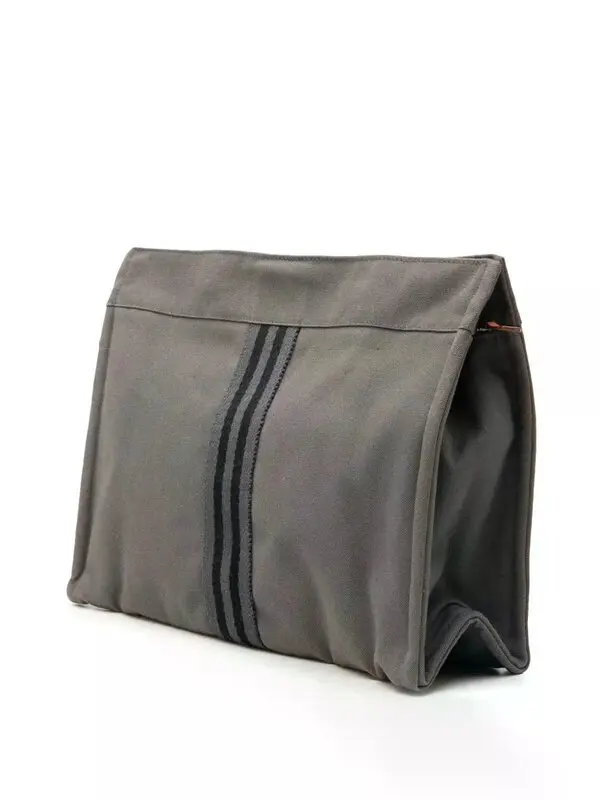 Hermès Canvas Clutch Bag
