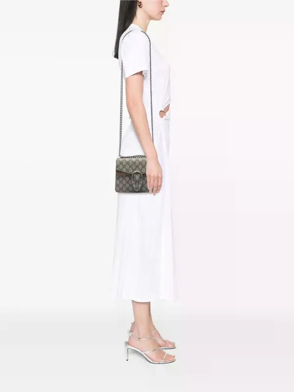 Gucci Gg Supreme Dionysus Crossbody Bag - Neutrals