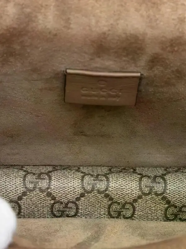 Gucci Gg Supreme Dionysus Crossbody Bag - Neutrals